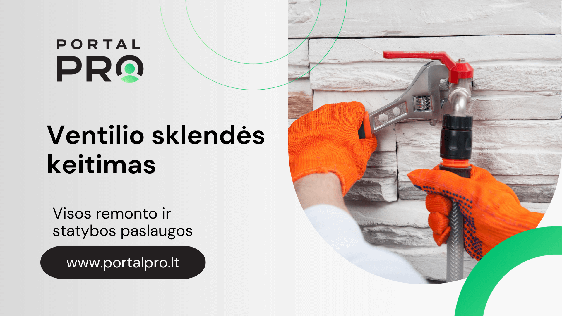 Sklendės ventilio keitimo kaina PortalPRO